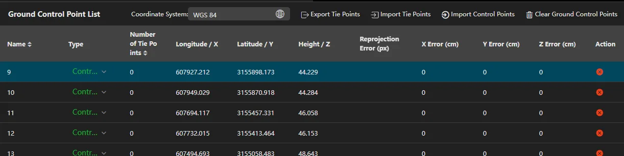 4.6 Setup Ground Control Points | MipMap Desktop Documentation
